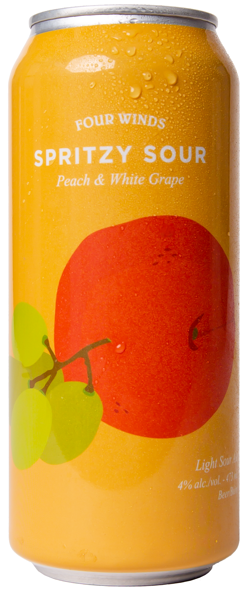 Spritzy Sour - Peach & White Grape – Four Winds Brewing